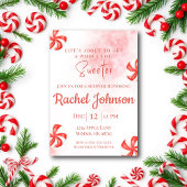 Peppermint Candy Inspired Shower Invitation | Zazzle