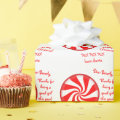 Peppermint Candy Letter from Santa Christmas Xmas Wrapping Paper | Zazzle