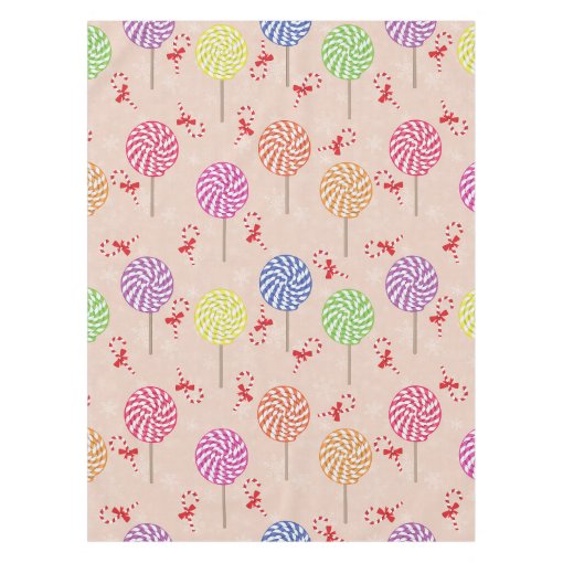 Peppermint Candy Mints Christmas,candy canes Tablecloth | Zazzle