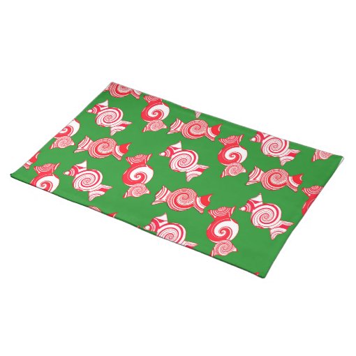 Peppermint Candy Placemat | Zazzle
