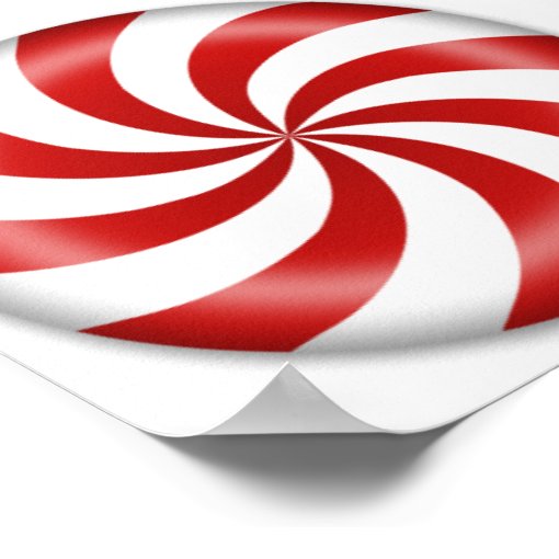 Peppermint Candy Poster | Zazzle
