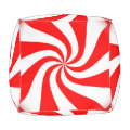 Peppermint Candy Pouf | Zazzle