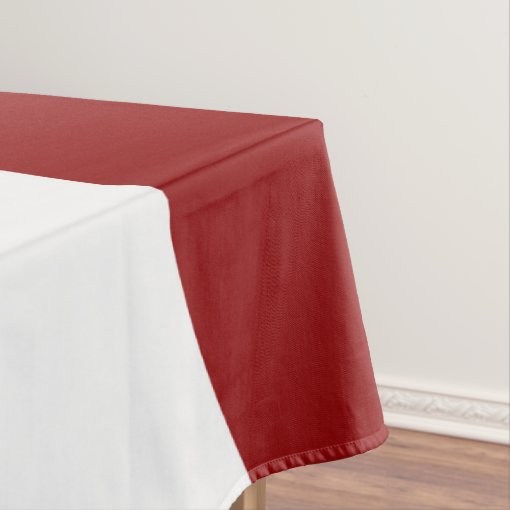 Peppermint Candy Swirl Red and White Tablecloth | Zazzle