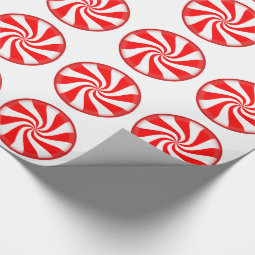 Peppermint Candy Wrapping Paper | Zazzle