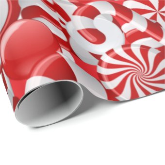 Peppermint Candy Wrapping Paper | Zazzle