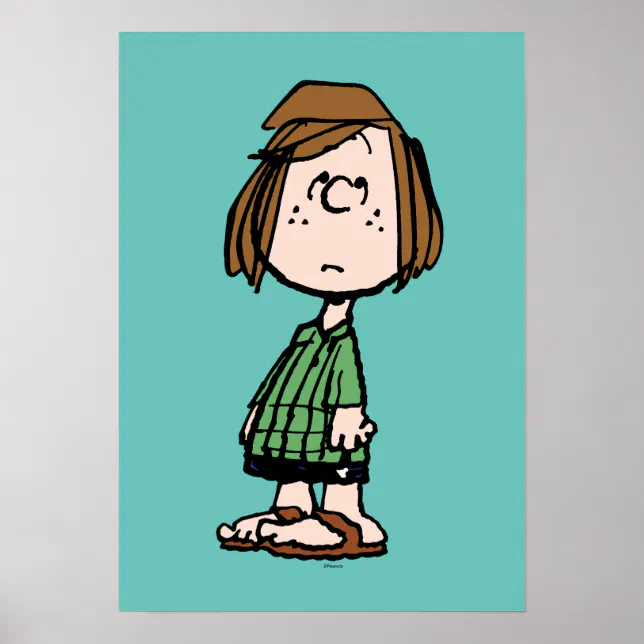 Peppermint Patty Rolling Eyes Poster | Zazzle