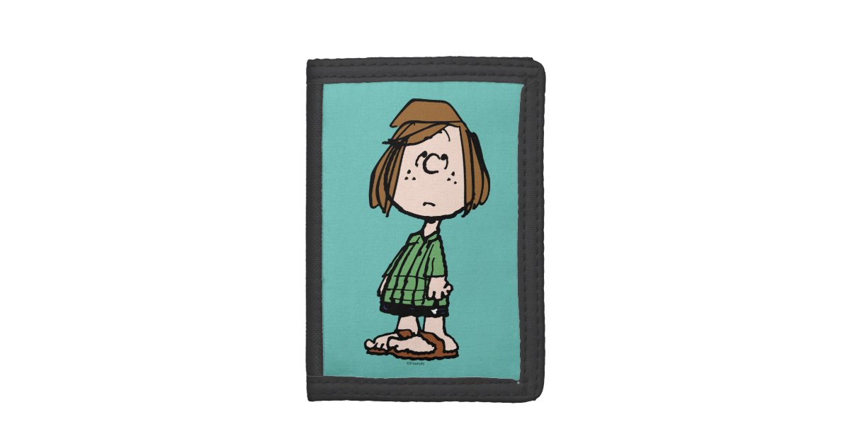 Peppermint Patty Rolling Eyes Trifold Wallet | Zazzle