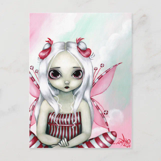 "Peppermint Pretty" Postcard | Zazzle