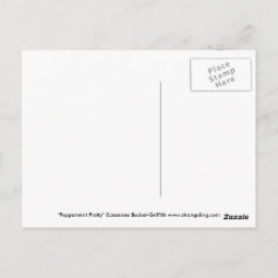 "Peppermint Pretty" Postcard | Zazzle
