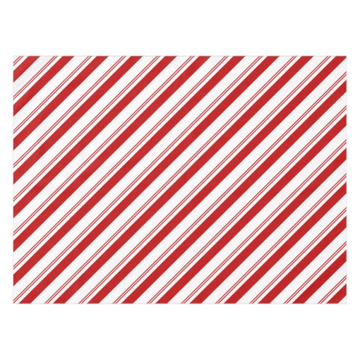 Peppermint Stripes Tablecloth | Zazzle