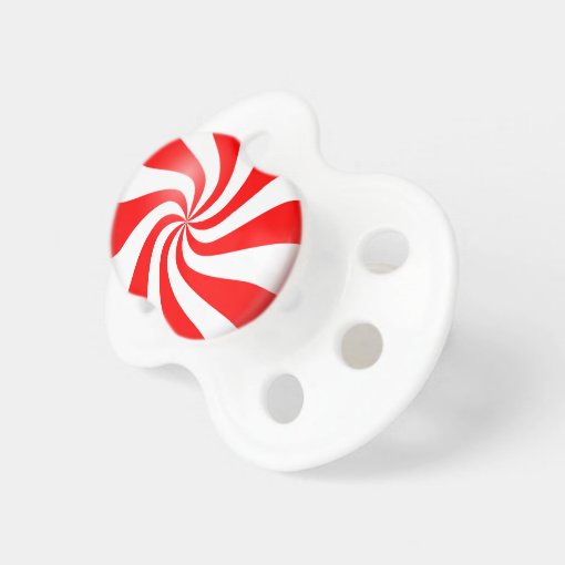 Peppermint Swirl Pacifier | Zazzle