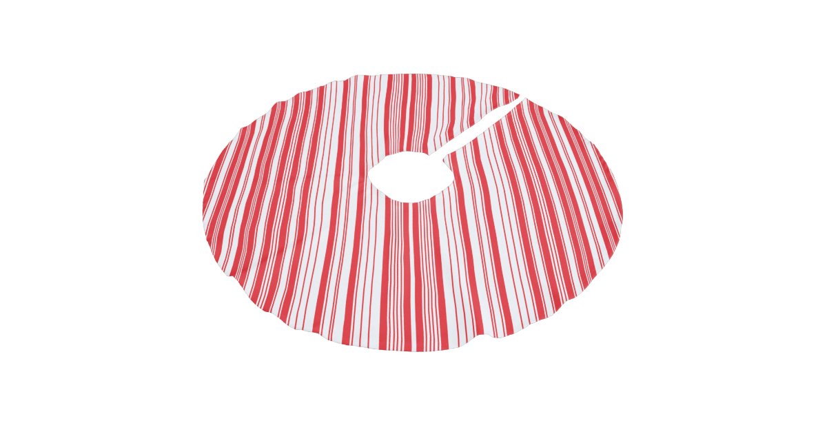 Peppermint Tree Skirt | Zazzle