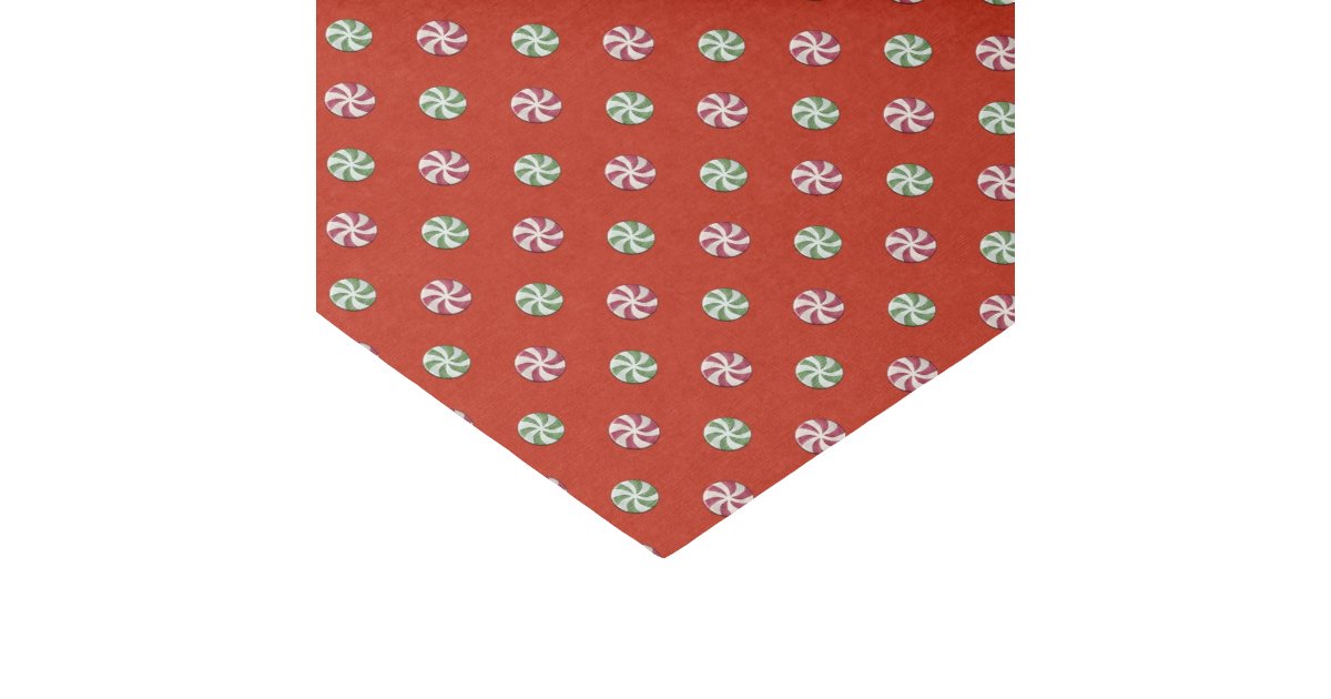 Peppermint Twist Candies Tissue Paper | Zazzle