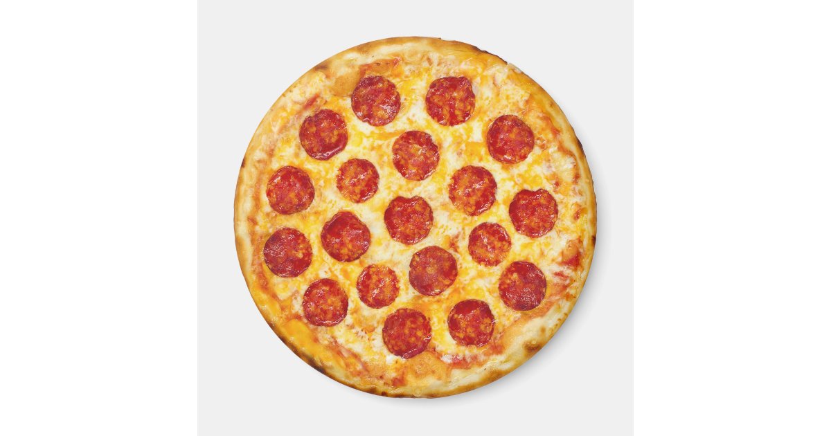 pepperoni pizza magnet for that pizza lovers | Zazzle