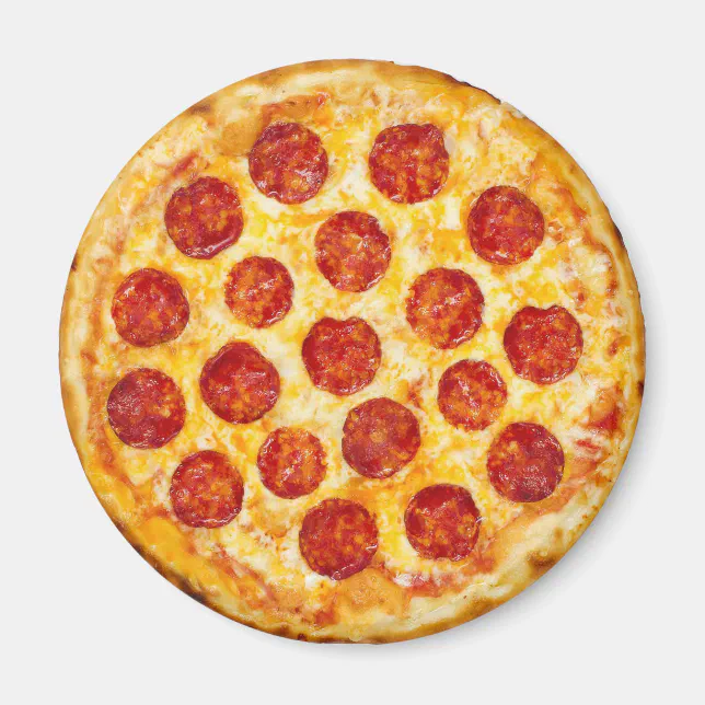 pepperoni pizza magnet for that pizza lovers | Zazzle