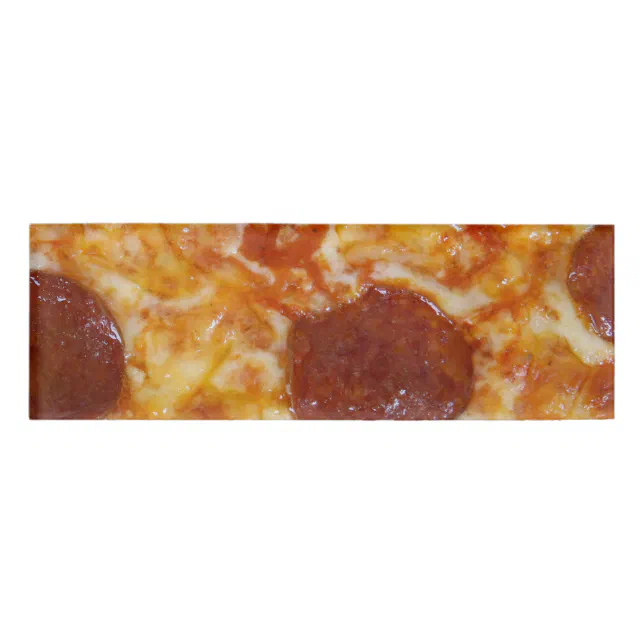 Pepperoni Pizza Name Tag | Zazzle