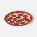 Pepperoni Pizza Paper Plate | Zazzle