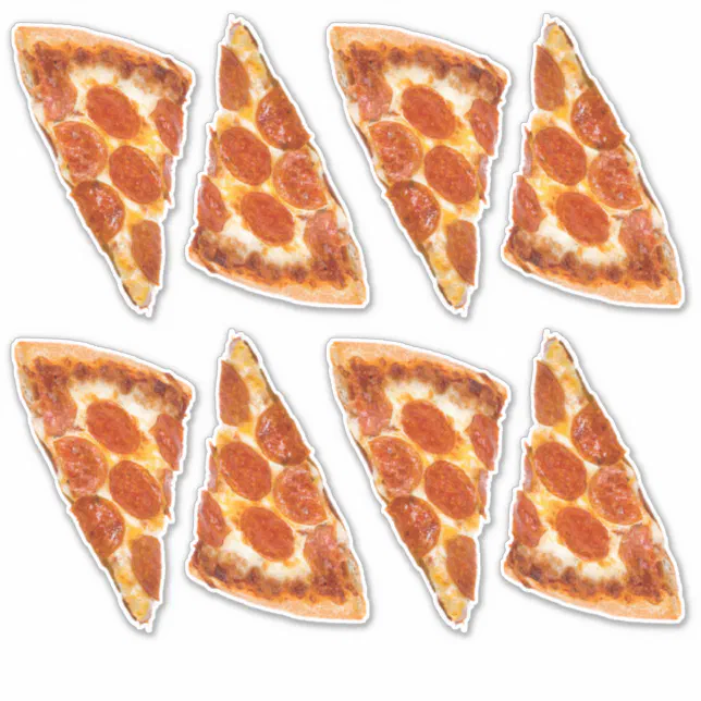 Pepperoni Pizza Slice Sticker | Zazzle
