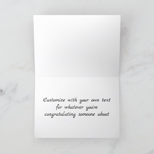 pepperonis pizza congratulations card | Zazzle