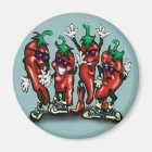 Hot Chili Peppers Magnet | Zazzle.com