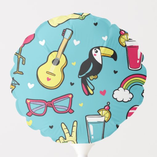 Peppy summer ballon balloon | Zazzle
