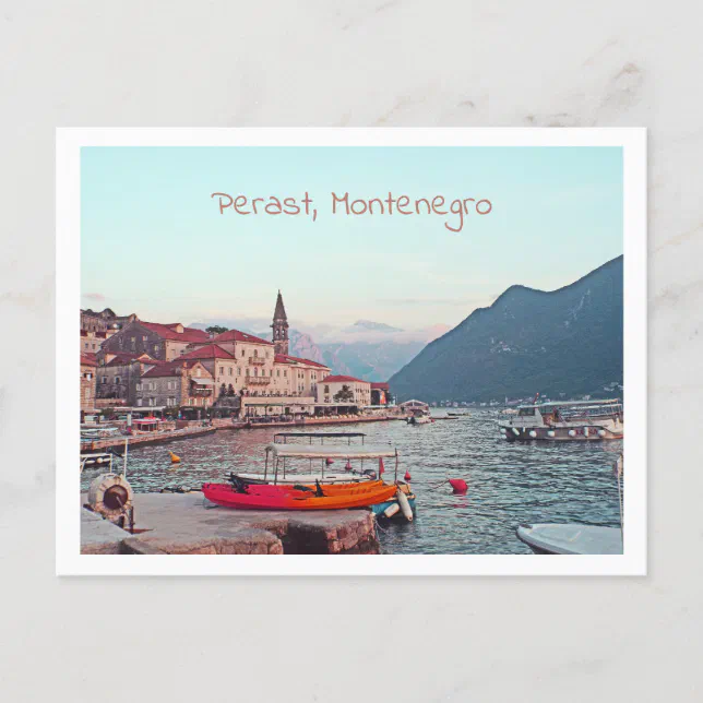 Perast, Montenegro Postcard | Zazzle