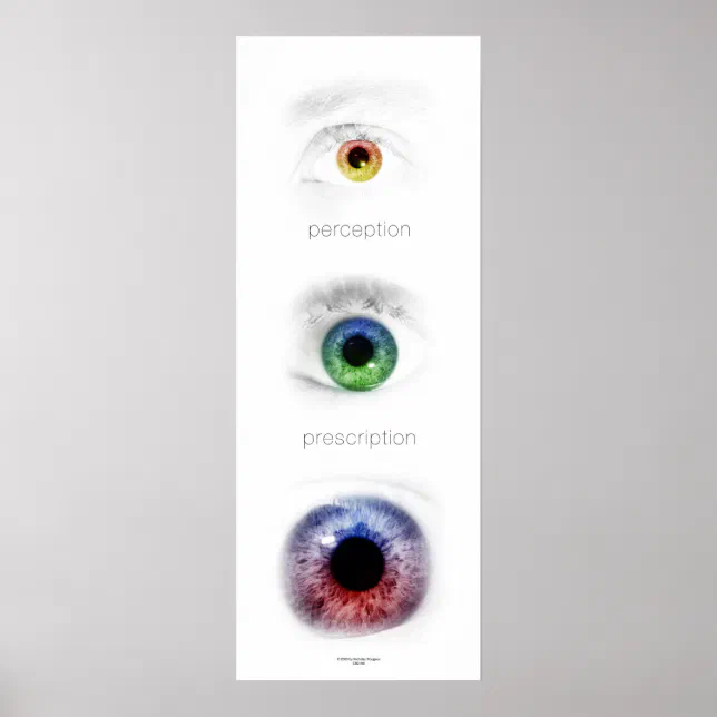 Perception Prescription Poster | Zazzle