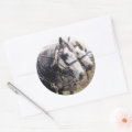 Percheron Tandem Classic Round Sticker | Zazzle