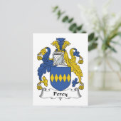 Percy Family Crest Postcard | Zazzle