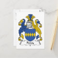 Percy Family Crest Postcard | Zazzle