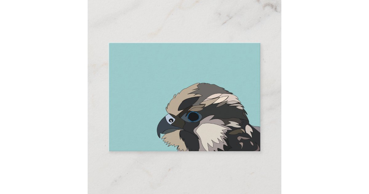 Peregrine Falcon Bird Art Business Card | Zazzle