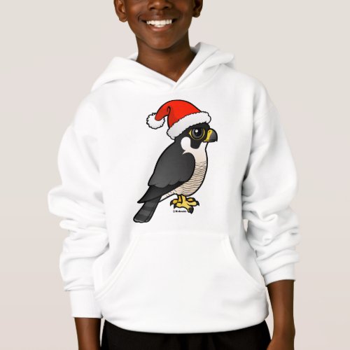 Cartoon Peregrine Falcon Santa Claus Christmas Shirts