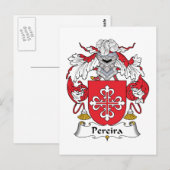 Pereira Family Crest Postcard | Zazzle