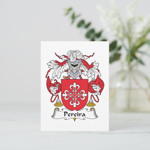 Pereira Family Crest Postcard | Zazzle