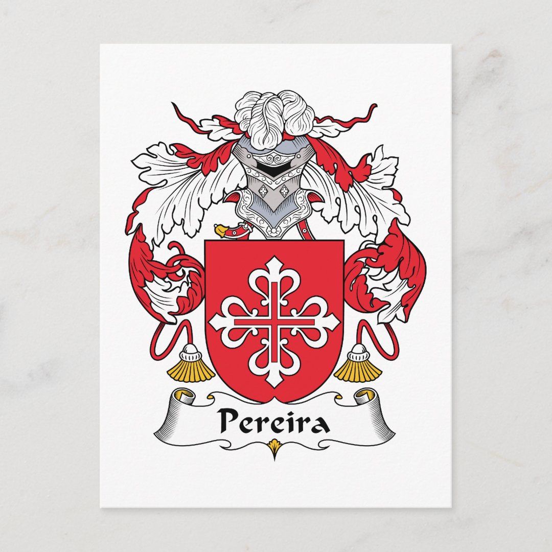 Pereira Family Crest Postcard | Zazzle