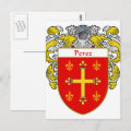 Perez Coat of Arms (Mantled) Postcard | Zazzle