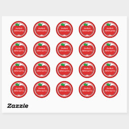 perfect attendance sticker | Zazzle