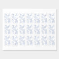 Perfect Match Drawn Blue Wedding Matchbox Favors | Zazzle