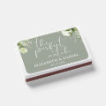 Perfect Match Greenery Sage Green Wedding Favor | Zazzle