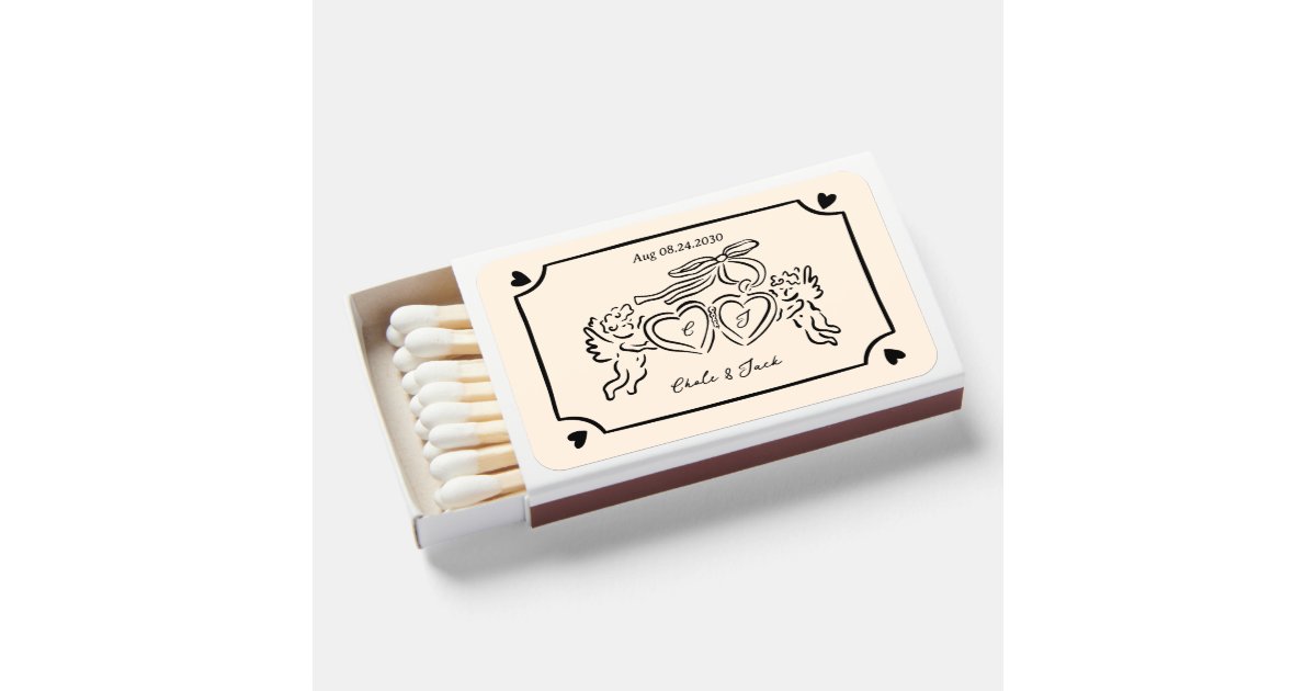 Perfect Match Perfect Match Matchbox Wedding | Zazzle