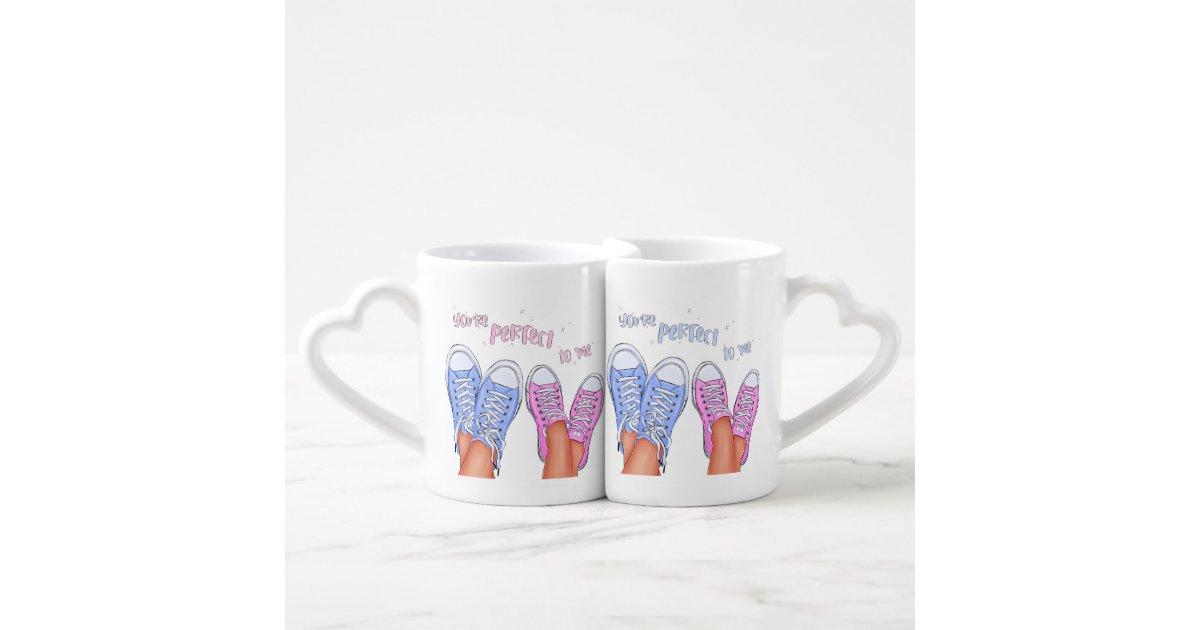 Perfect Match Sneaker Coffee Mug Set | Zazzle