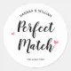 Perfect Match Sticker | Zazzle