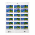 Perfect Palm Tree Tropical Island Beach Label | Zazzle