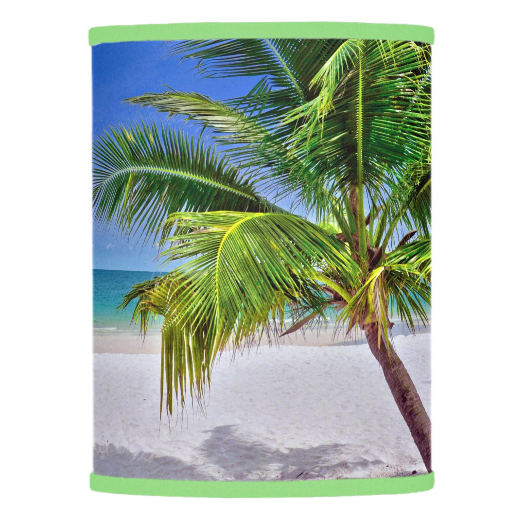 Perfect Palm Tree Tropical Island Beach Lamp Shade | Zazzle