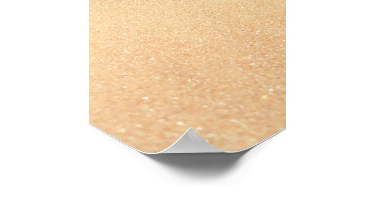 Perfect Sandy Beach Poster | Zazzle.com