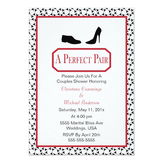 Perfect Stylish Shoe Wedding Shower Invitation | Zazzle.com