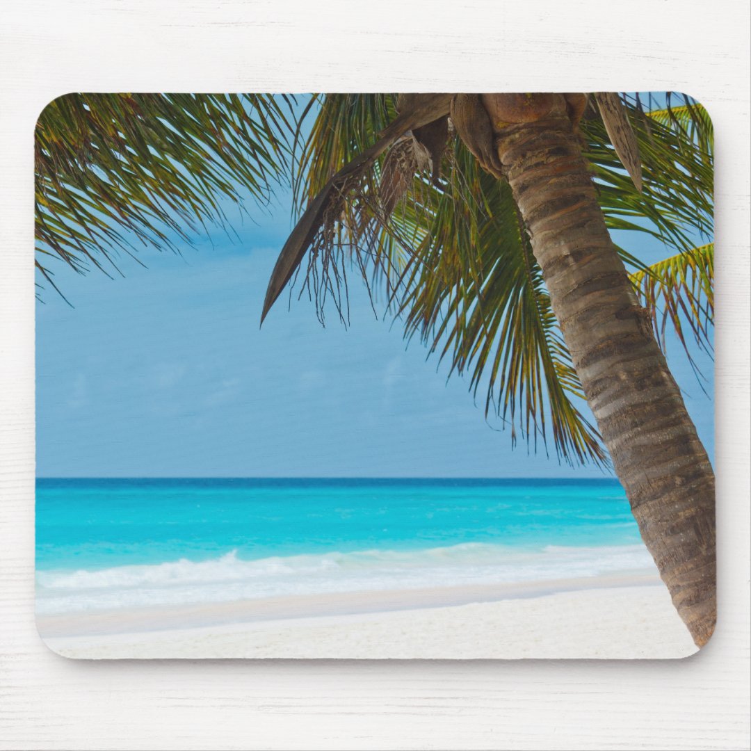 Perfect Tropical Paradise Beach Mouse Pad | Zazzle