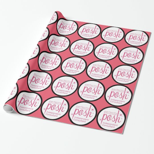 Perfectly Posh Independent Consultant gifts Wrapping Paper | Zazzle.com