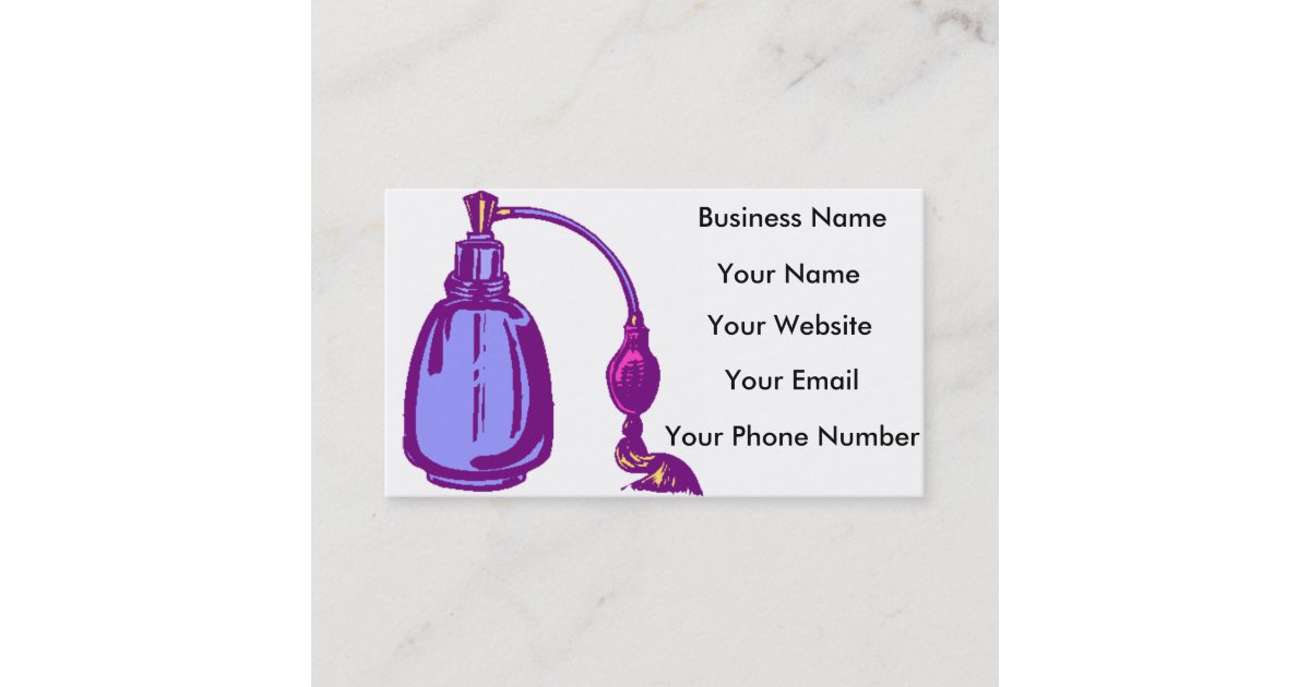 Perfume Business Cards | Zazzle.com