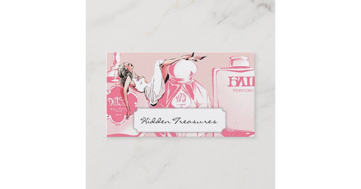 Perfume Business Cards, pink Business Card | Zazzle